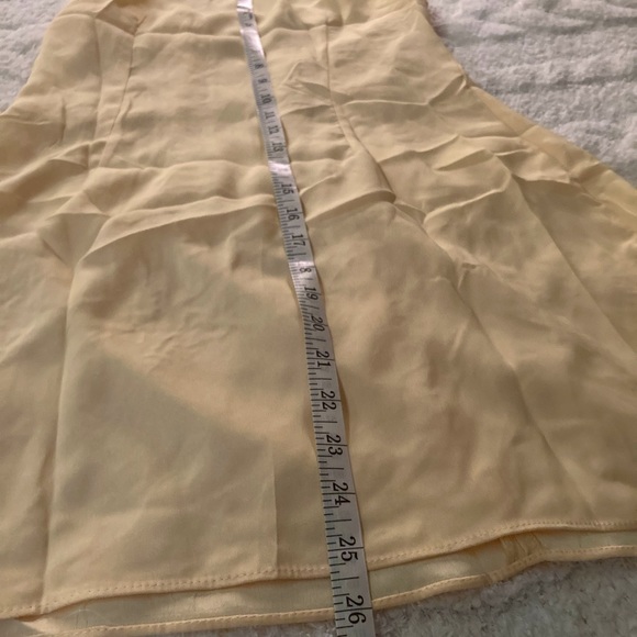 Missguided | Dresses | Misguided Petite Yellow Mini Dress | Poshmark